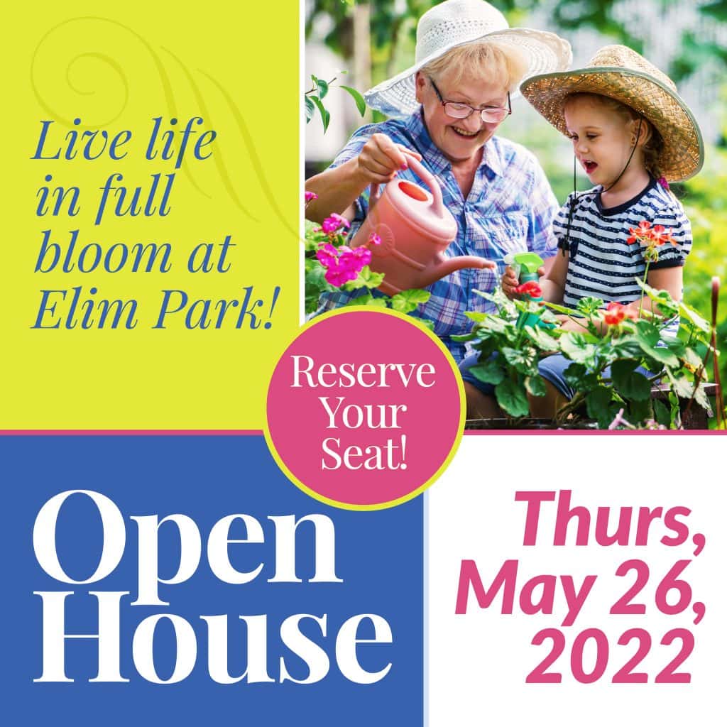 Come Live With Us at Elim Park!